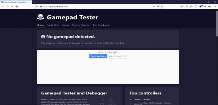 معرفی وب سایت Gamepad Tester - ابزاری برای عیب یابی دسته‌ی بازی ...